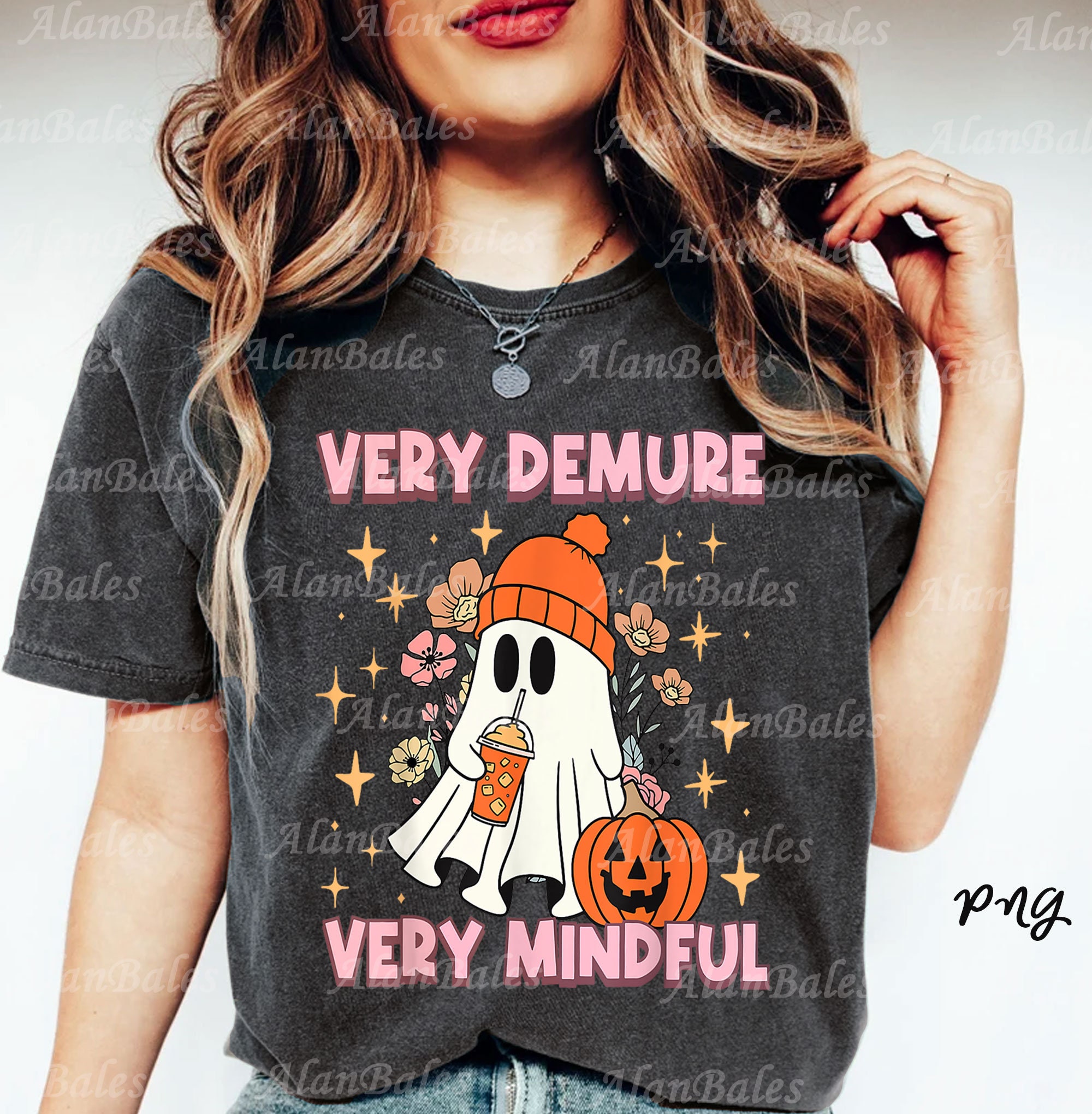 Very Demure Very Cutesy PNG, Funny Gen Z Trendy Png, Very Spooky Ghost ...