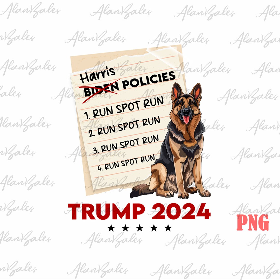 Run Spot Run Png, they're Eating the Dogs Trump Harris Debate Png ...