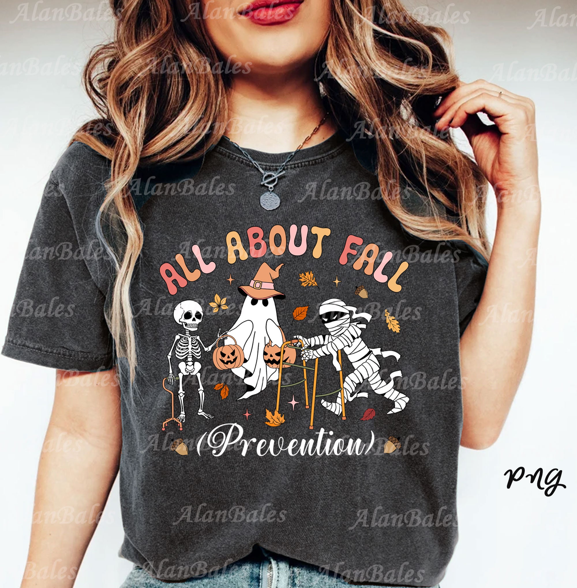 All About Fall Prevention Halloween Png, OT PT SLP Fall Png, Skeleton ...