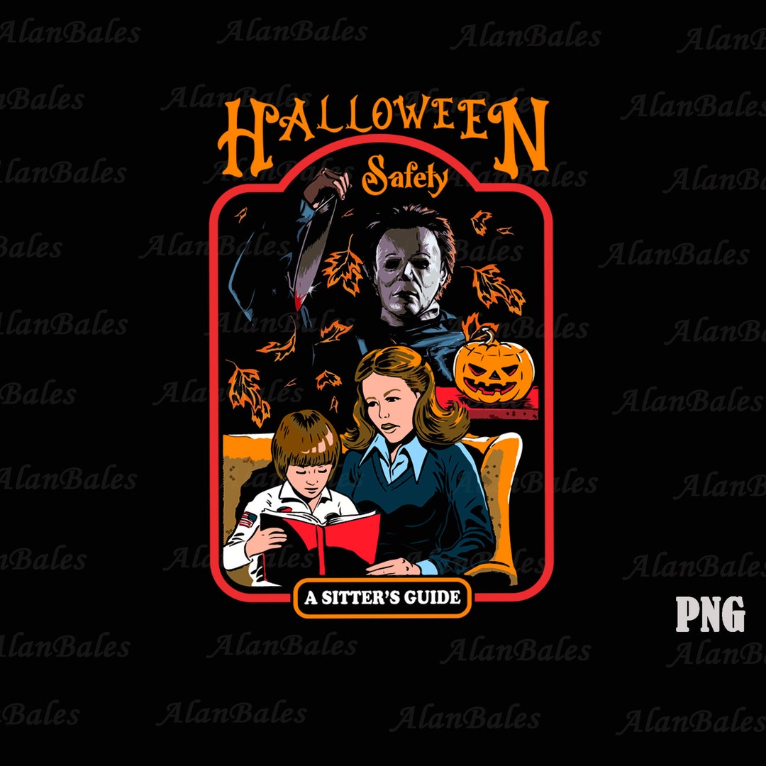 Halloween Safety Png, Horror Graphic PNG File, Digital Download ...