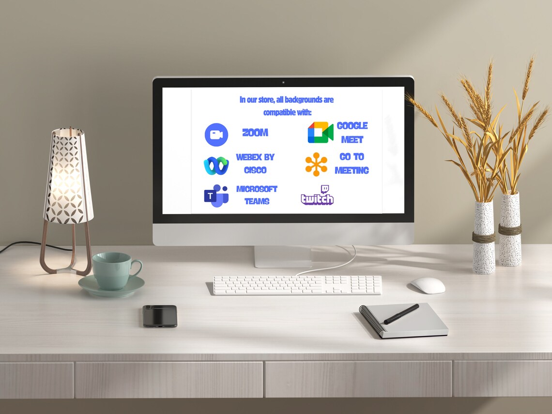 Magical Zoom Backgrounds ,window With Fluffy Clouds and the Moon for ...