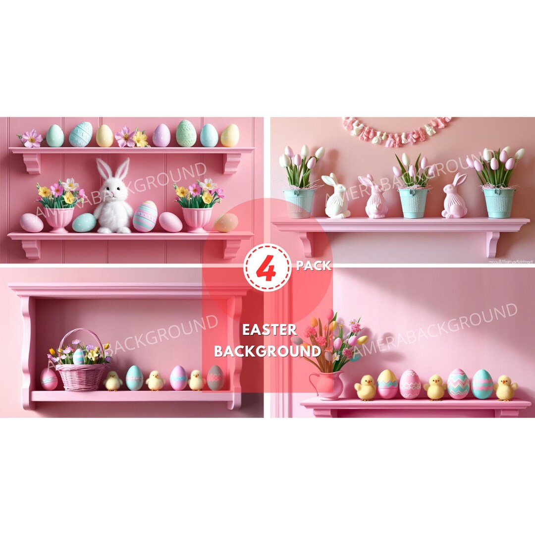 Easter Virtual Background , Pastel Eggs for Zoom & Twitch ,spring Home ...