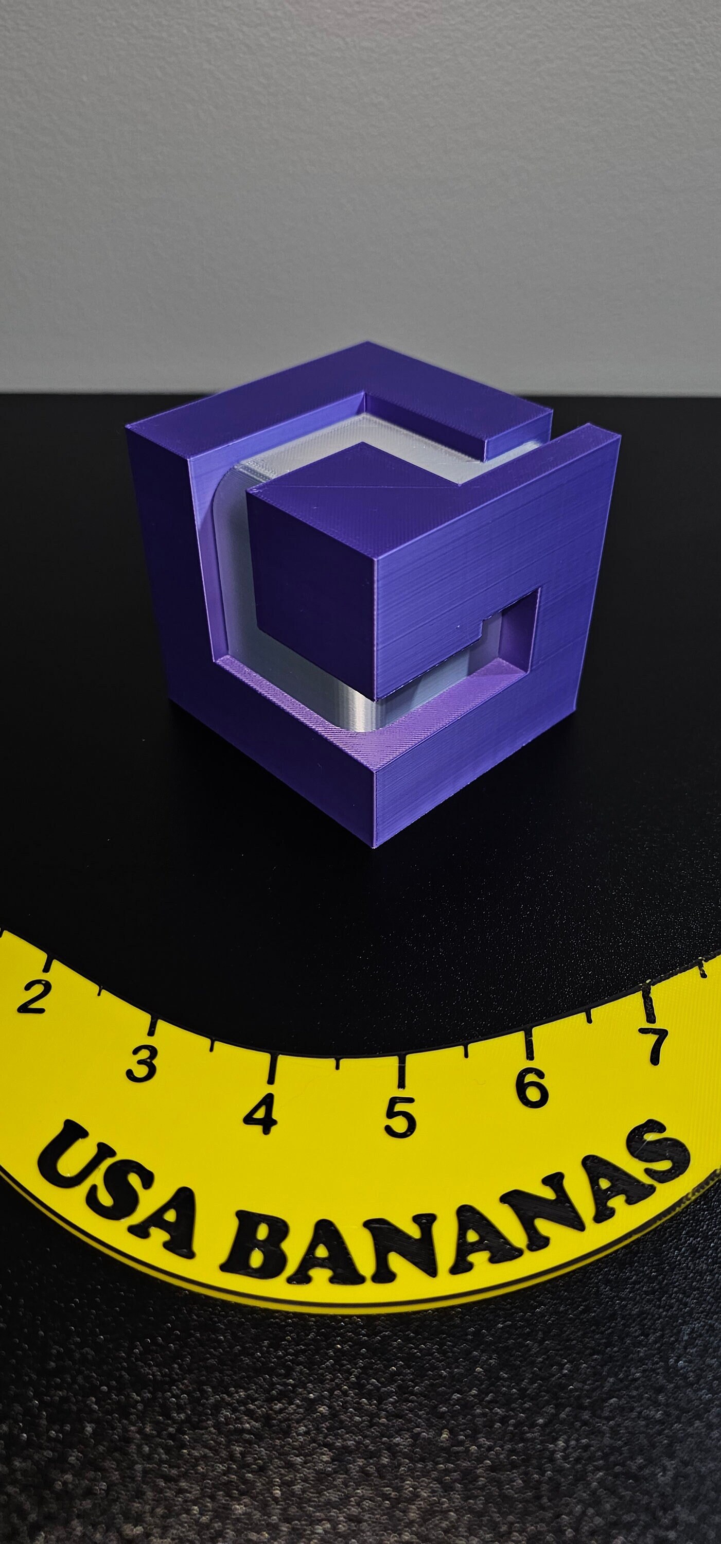 Game Cube Logo Display - Etsy