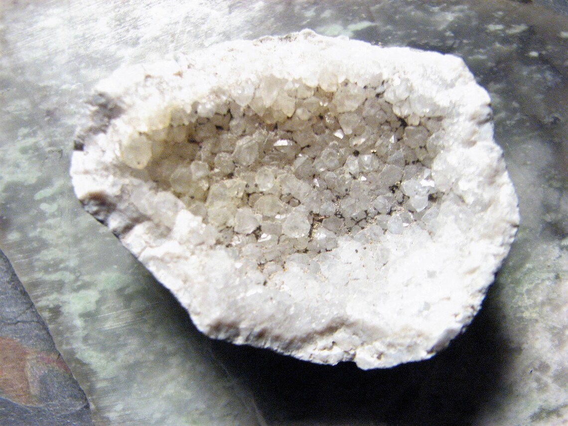 Small Geode Fragment 2 x 1.5 inches in size Quartz Crystal | Etsy