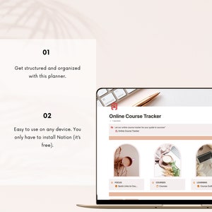 Online Course Tracker Notion Template Coursecreator Digital Product ...