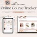 Online Course Tracker Notion Template Coursecreator Digital Product ...