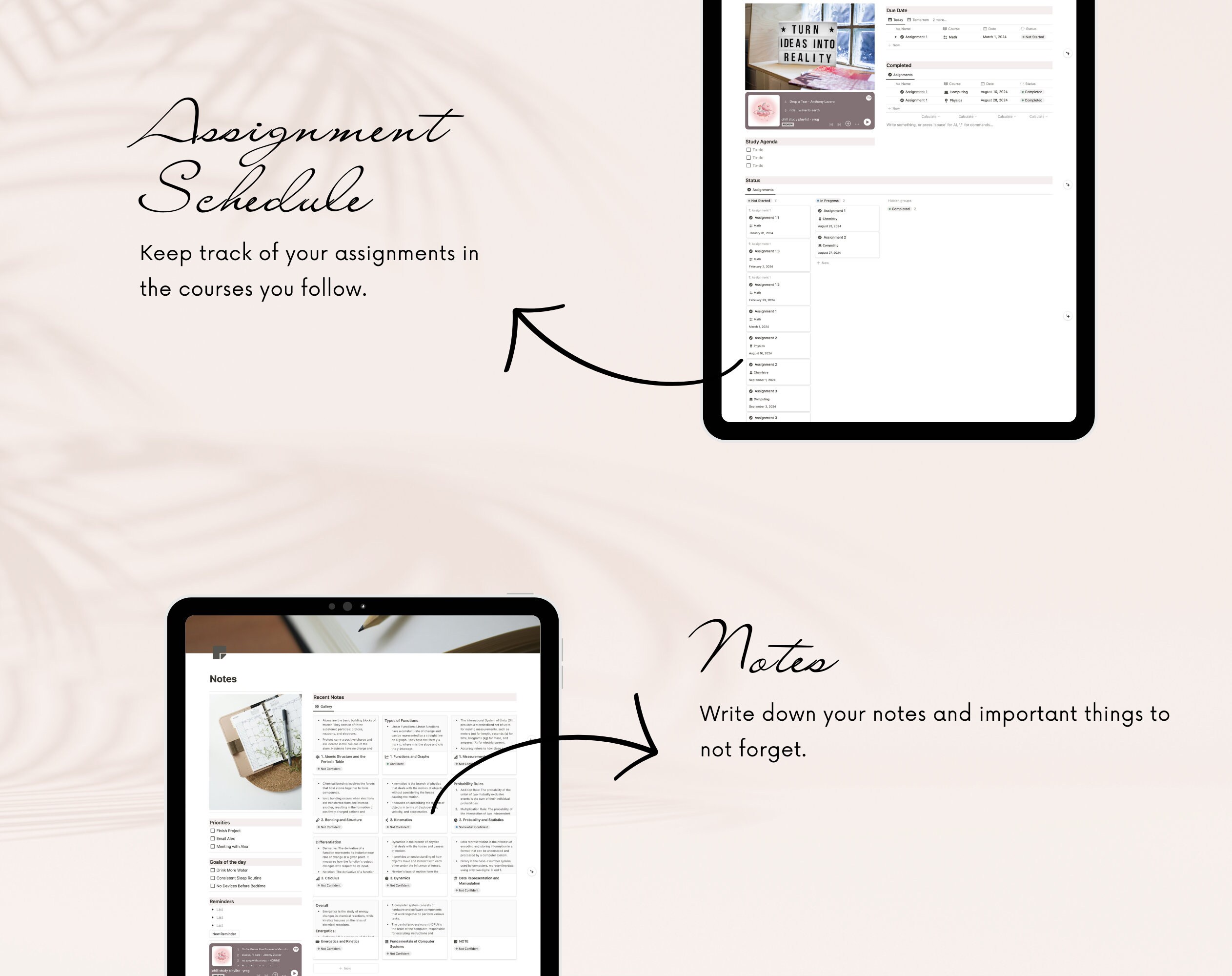 Online Course Tracker Notion Template Coursecreator Digital Product ...