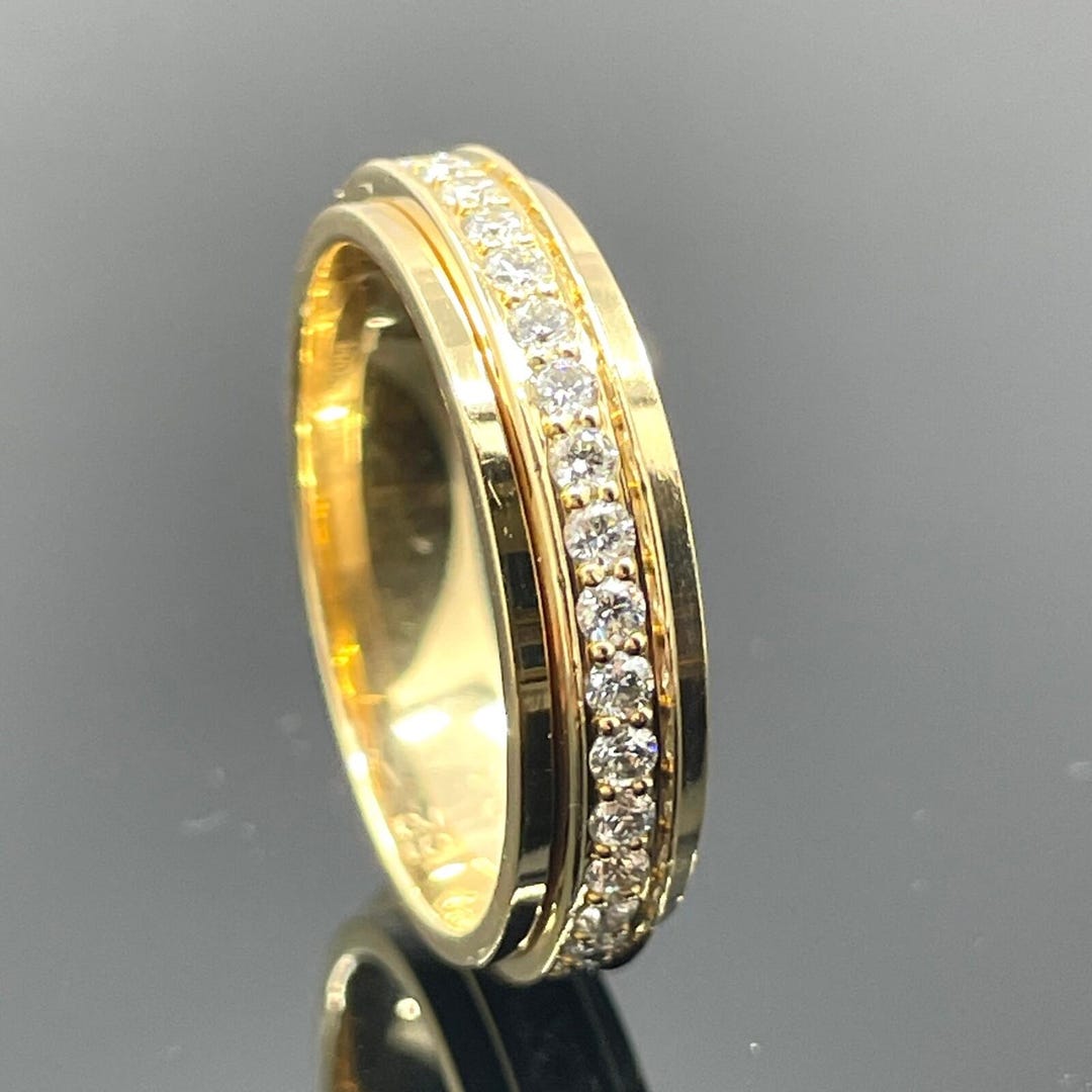 Piaget Possession Diamond Eternity Ring - 18k Rose Gold - Spinning - Sz ...