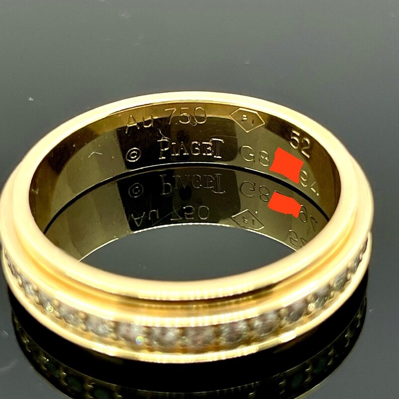 Piaget Possession Diamond Eternity-ring – 18k roségoud – draaiend – 6 ...
