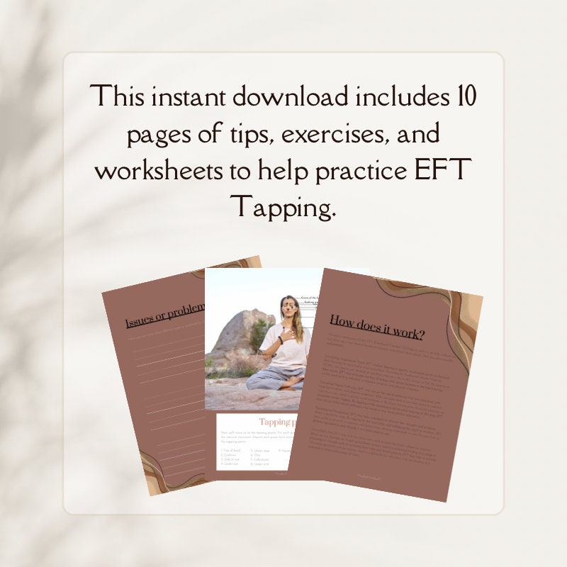 Emotional Freedom Techniques (EFT) Tapping Workbook - Etsy