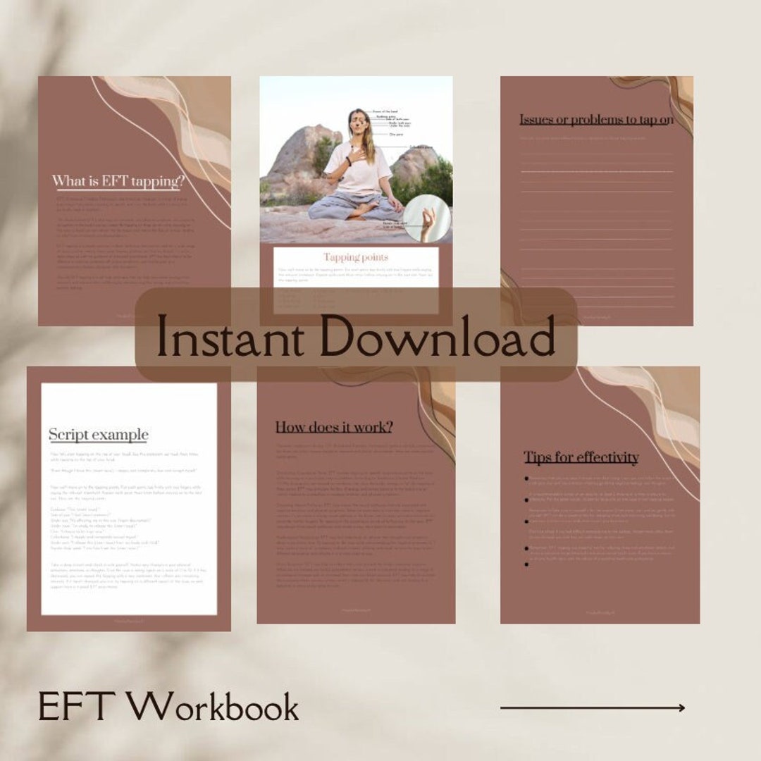 Emotional Freedom Techniques (EFT) Tapping Workbook - Etsy