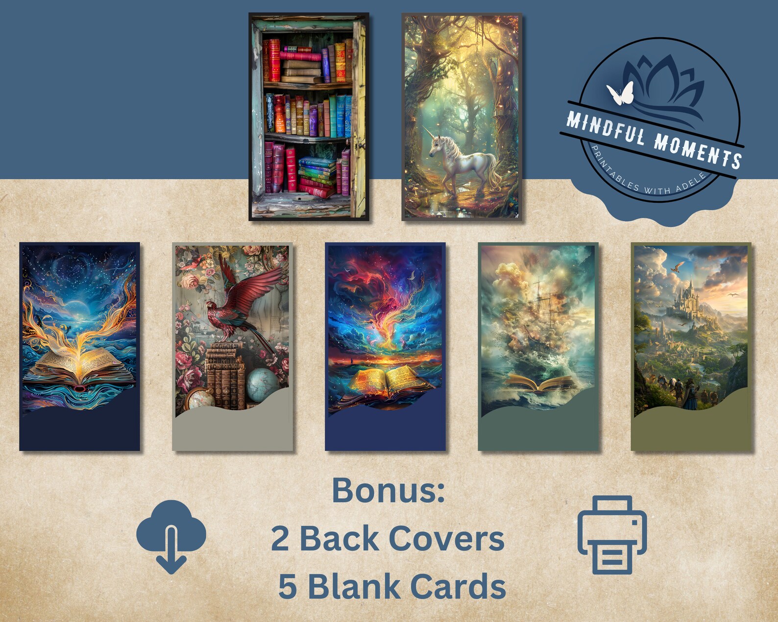 Book Lover Oracle Cards | Beautifully Deck for Guidance, Inspiration ...