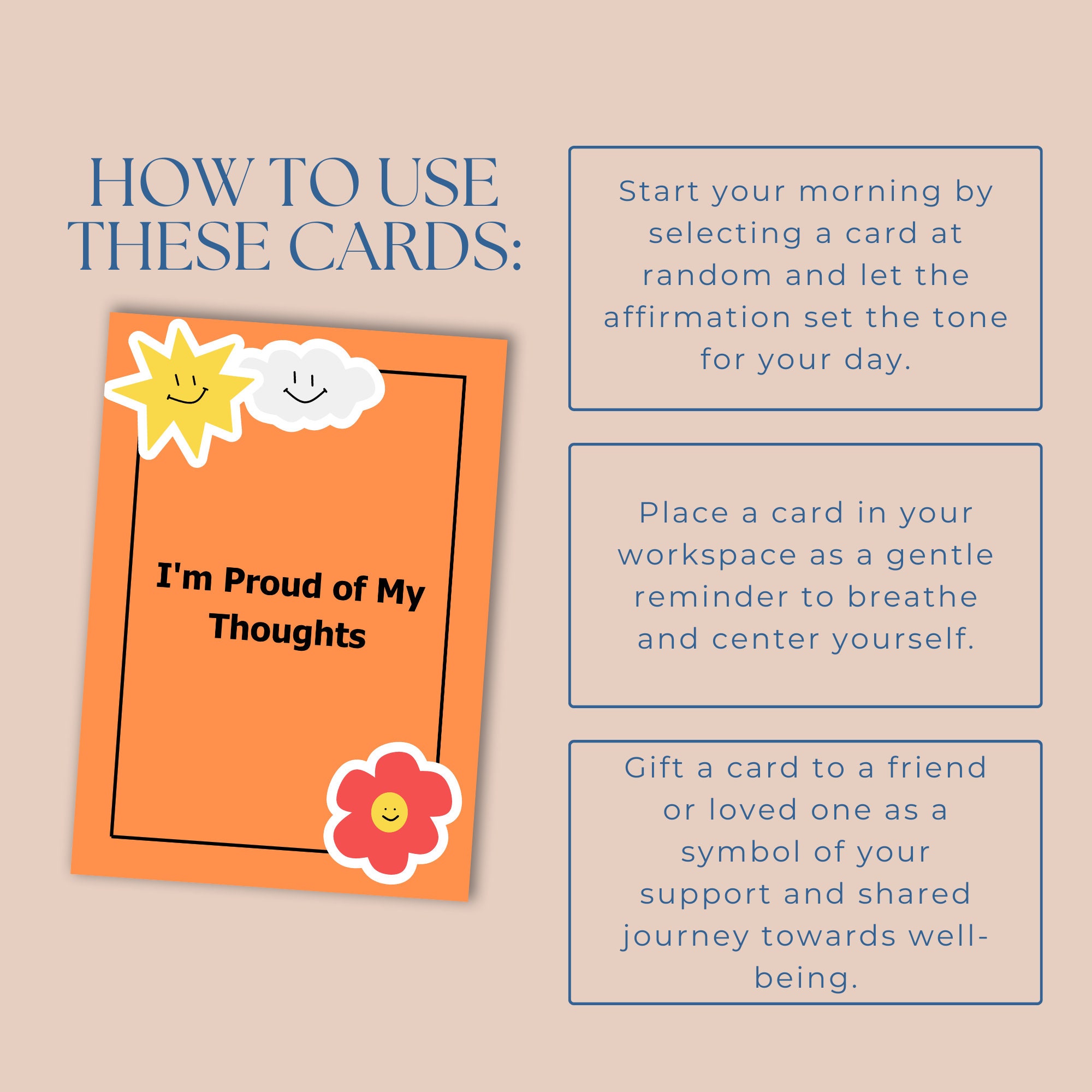 ADHD Affirmation Cards for Kids Instant Download, Empowering Daily ...