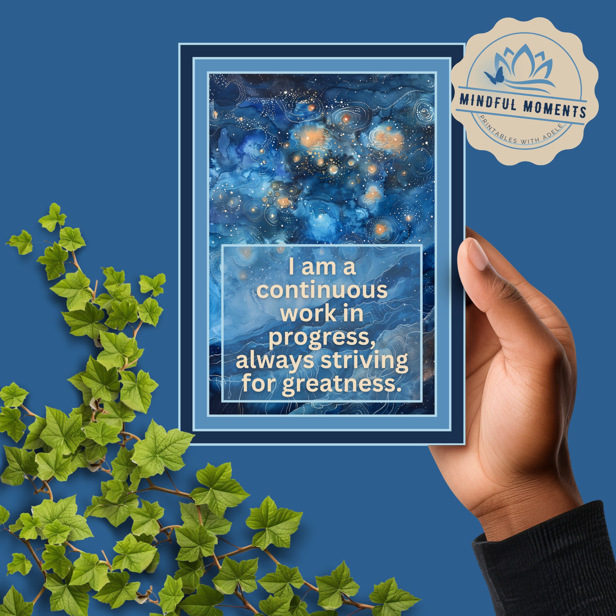 Positive Affirmations for Personal Growth, Self Care, Instant Download ...