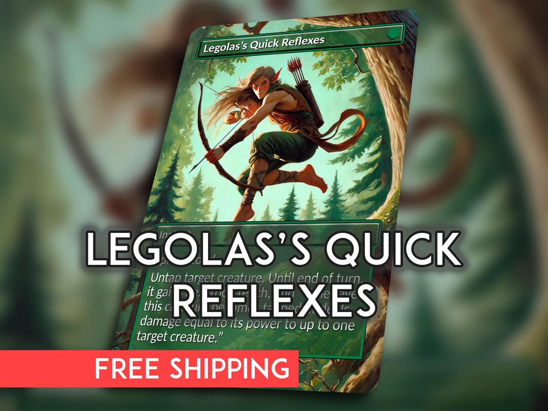 Legolas's Quick Reflexes Proxy - Etsy