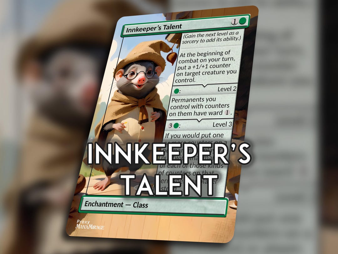 Innkeeper's Talent Proxy - Etsy