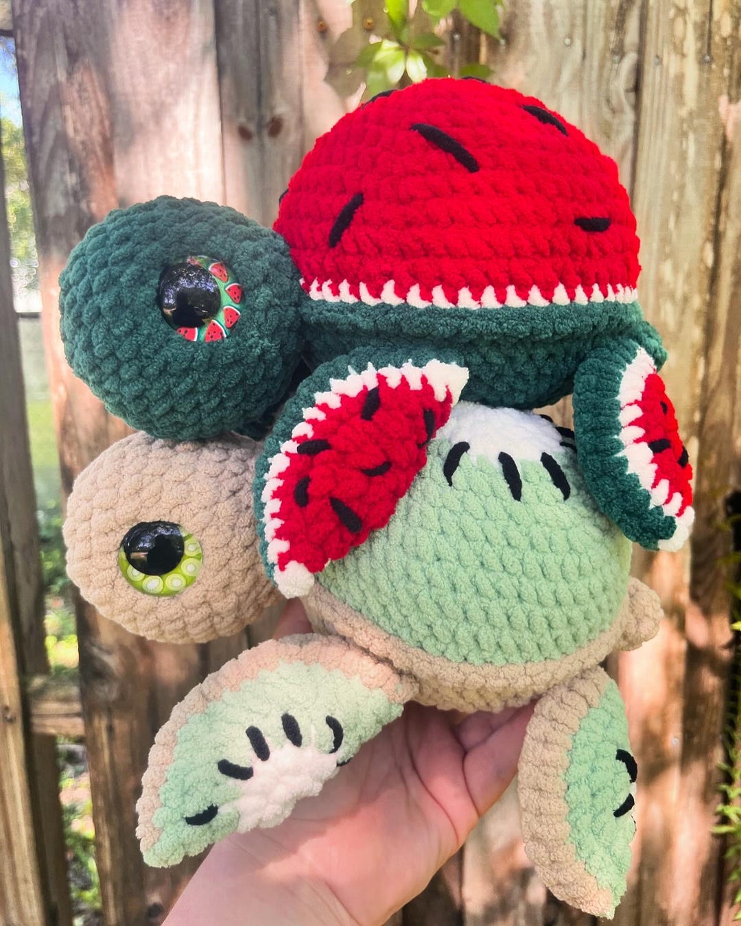 Crocheted Fruit Turtles - Etsy