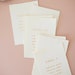 Handwritten Seating Chart Card Table Assignments | Hand Torn Paper ...