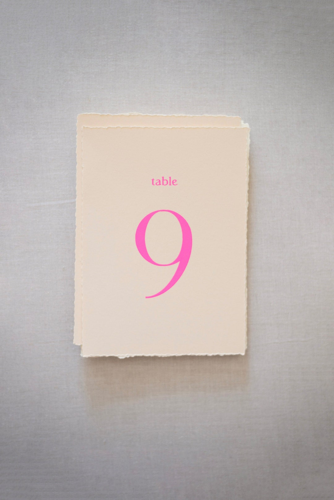 Neon Pink Table Number | Maximalist Rehearsal or Wedding Reception ...