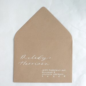 Handwritten Envelope Addressing Signature Style Hand Scripted Envelope ...