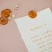 Handwritten Seating Chart Card Table Assignments | Hand Torn Paper ...