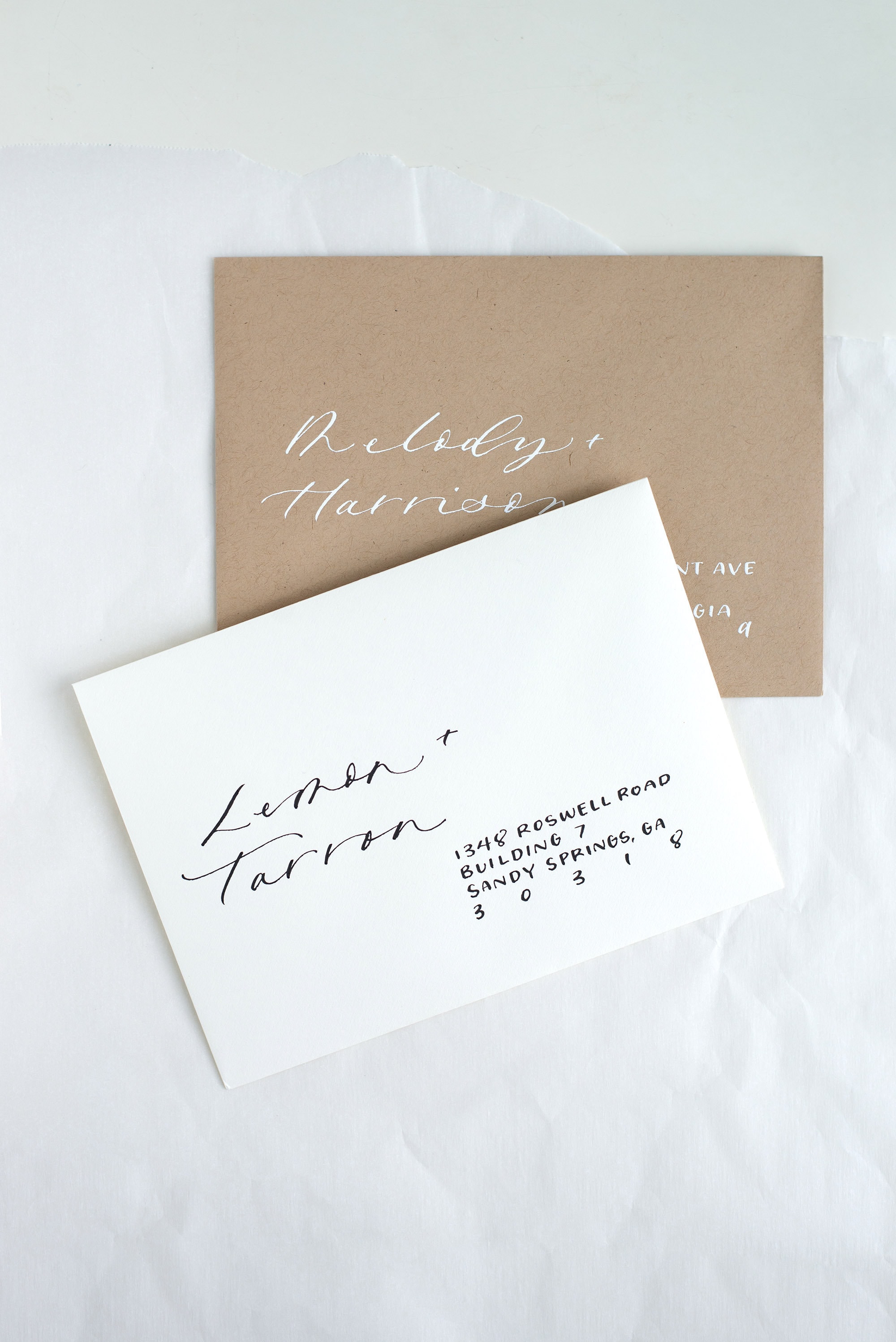Handwritten Envelope Addressing Signature Style Hand Scripted Envelope ...