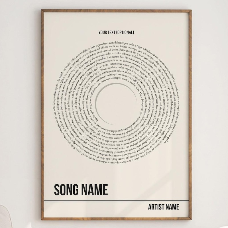 Spiral Song Lyrics - Etsy