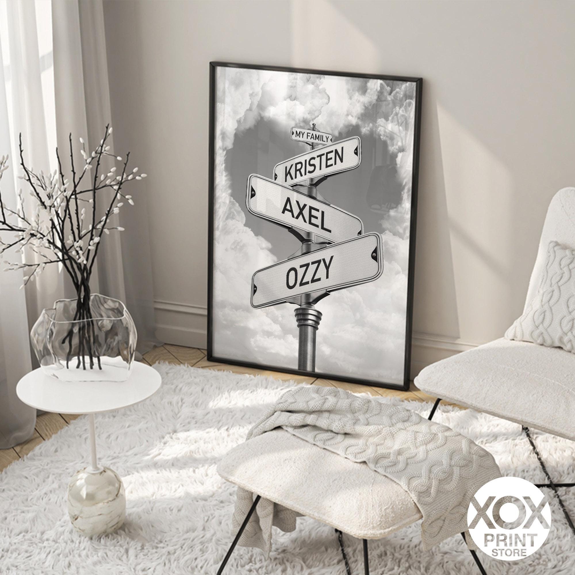 Custom Family Street Sign With Names, Street Sign Multi-names ...