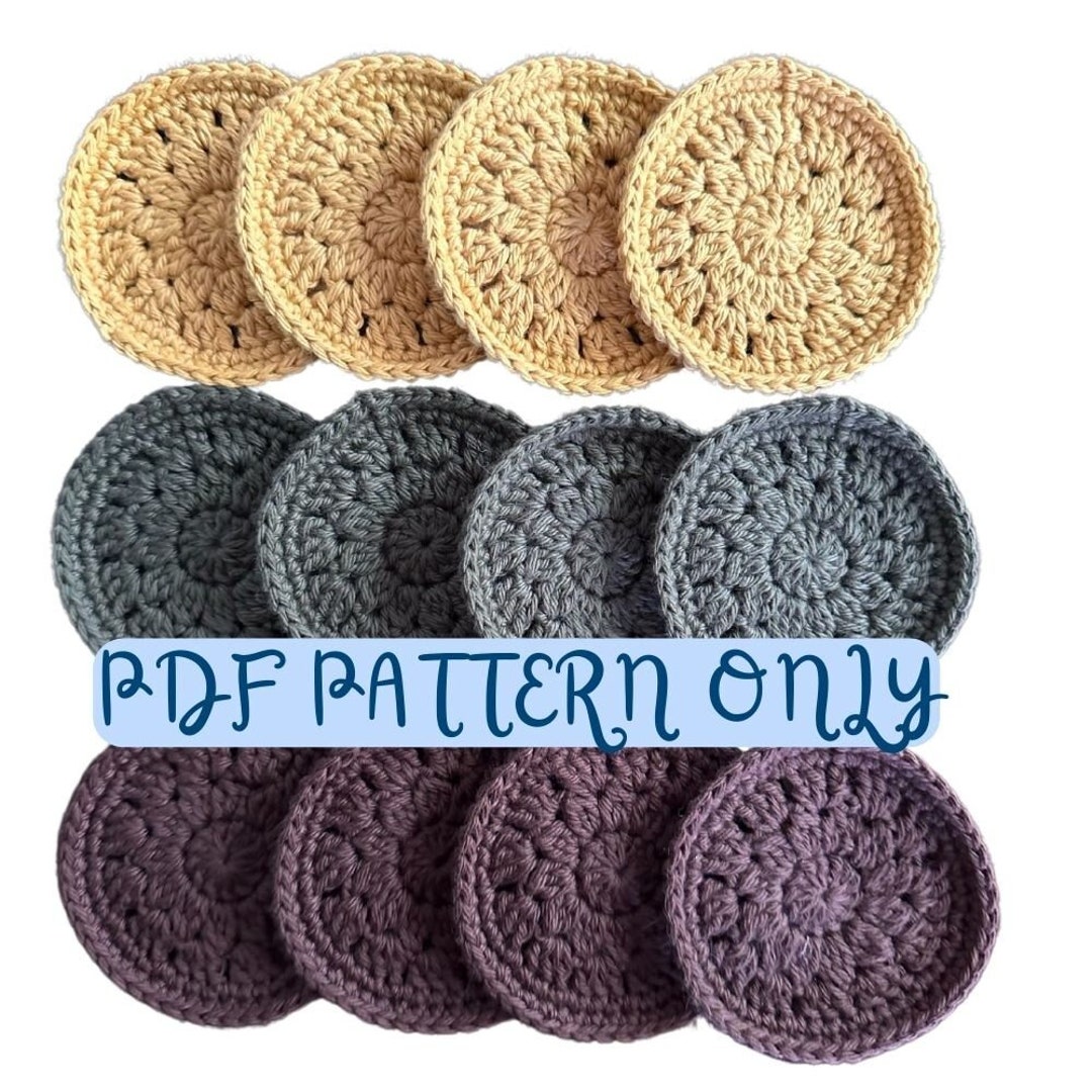 Crochet Boho Coaster Pattern *PDF Pattern ONLY* - Etsy