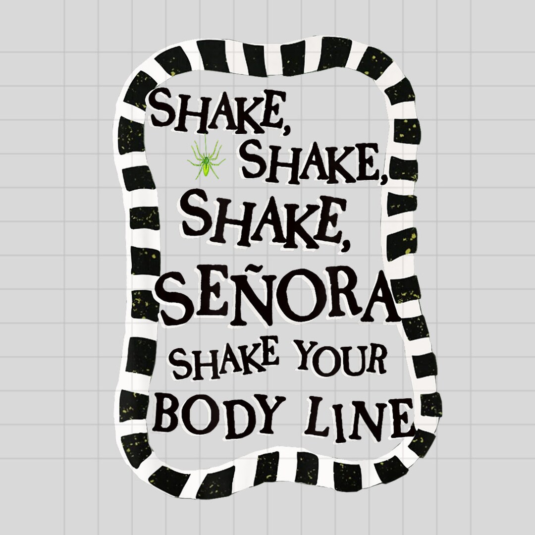 Shake Shake Shake Senora PNG, Beetle Png, Trendy Halloween Png ...