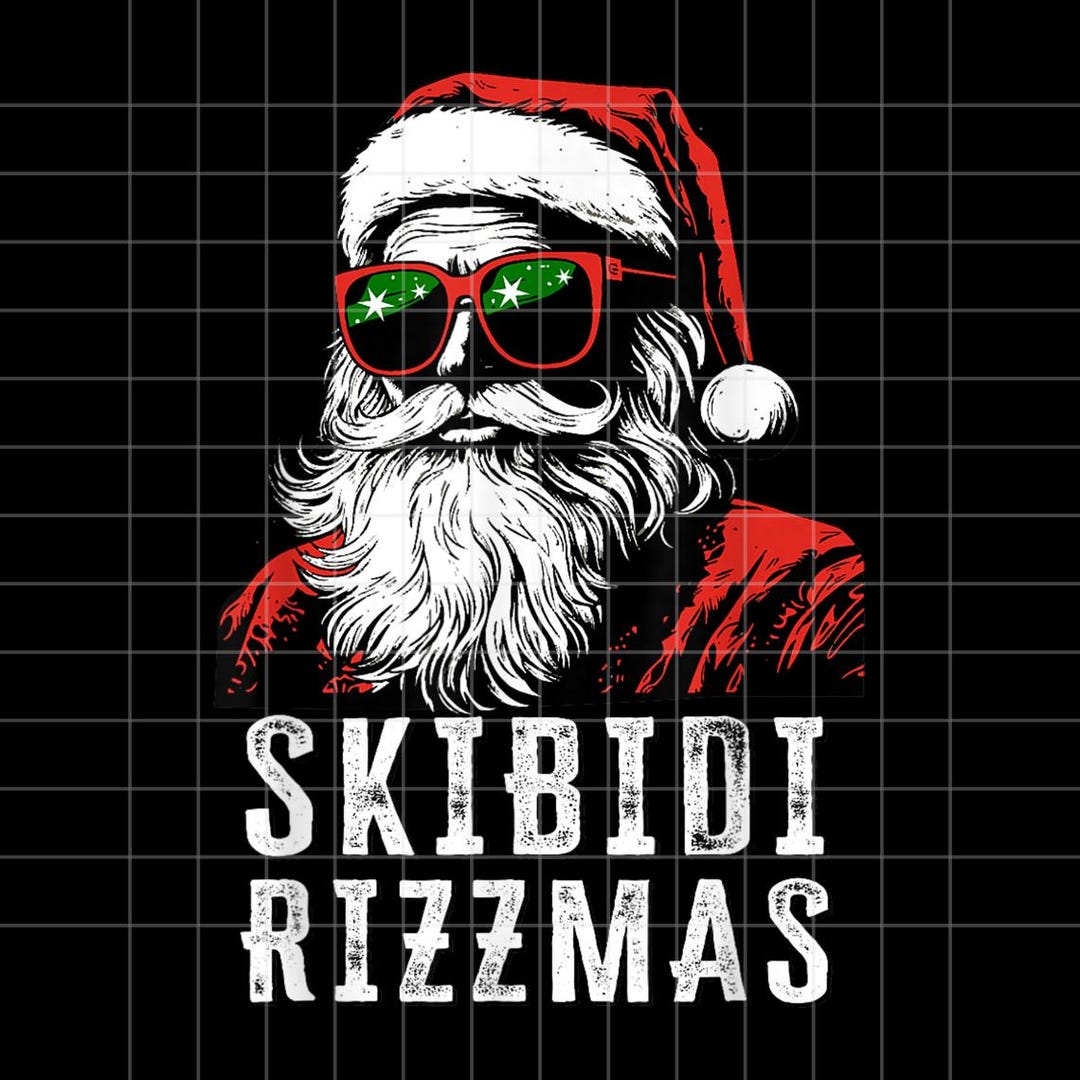 Skibidi Rizzmas PNG, Merry Rizzmas Png, Santa Bruh Christmas PNG, Rizz ...