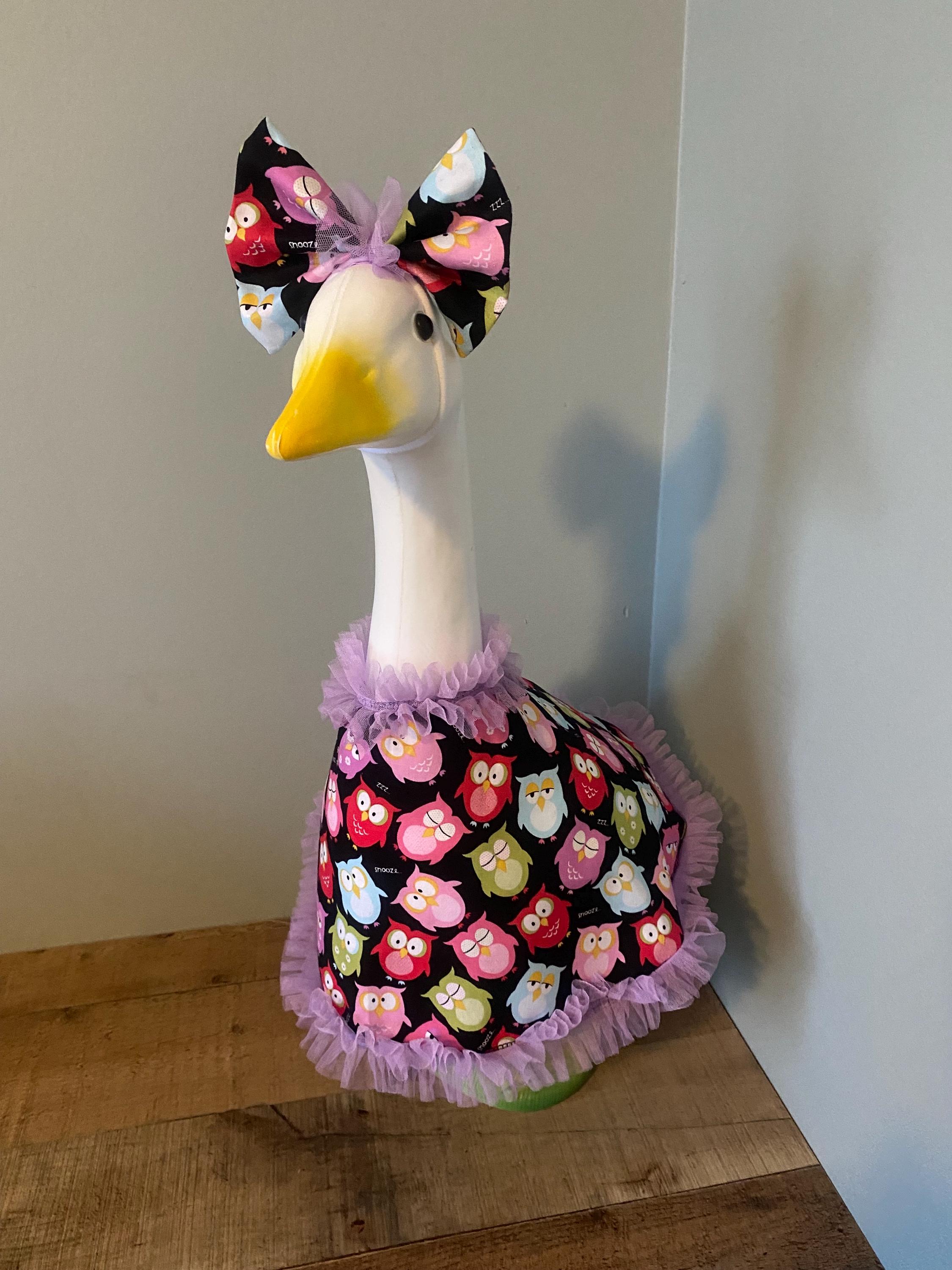 Owl Print Porch Goose Dress Outfit - Etsy