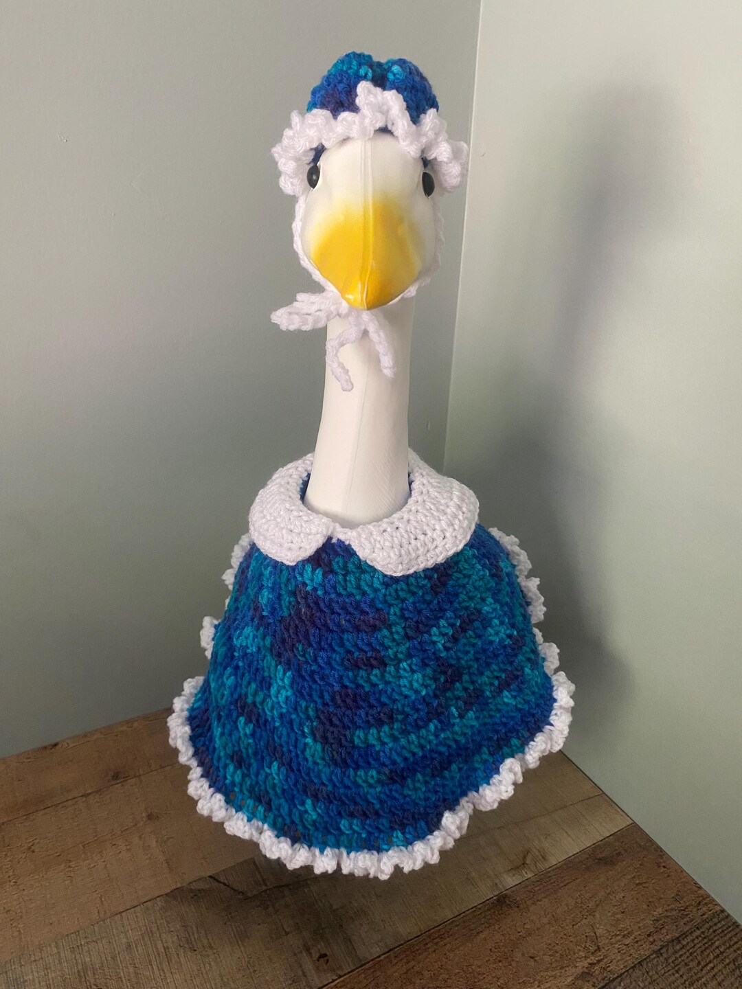 Crochet Granny Sweater Dress - Macaw, Porch Goose Clothes, Handmade in ...