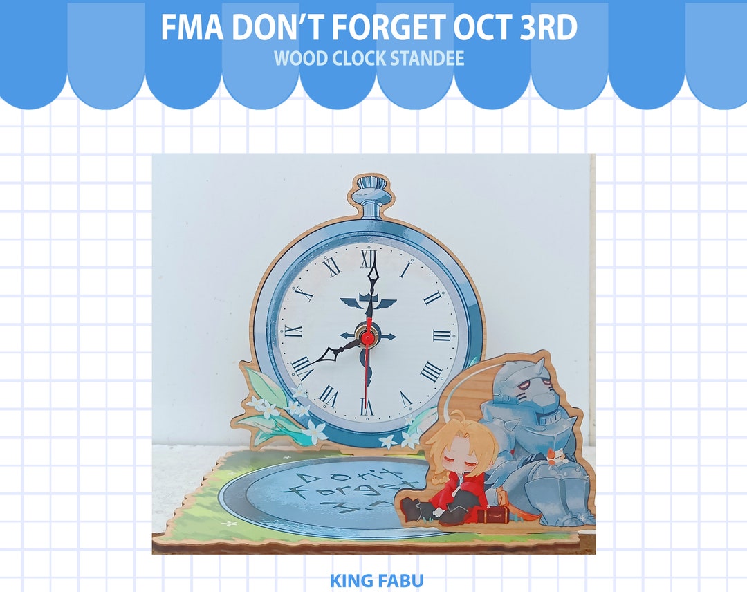 FMA Fullmetal Alchemist Clock Standee - Etsy