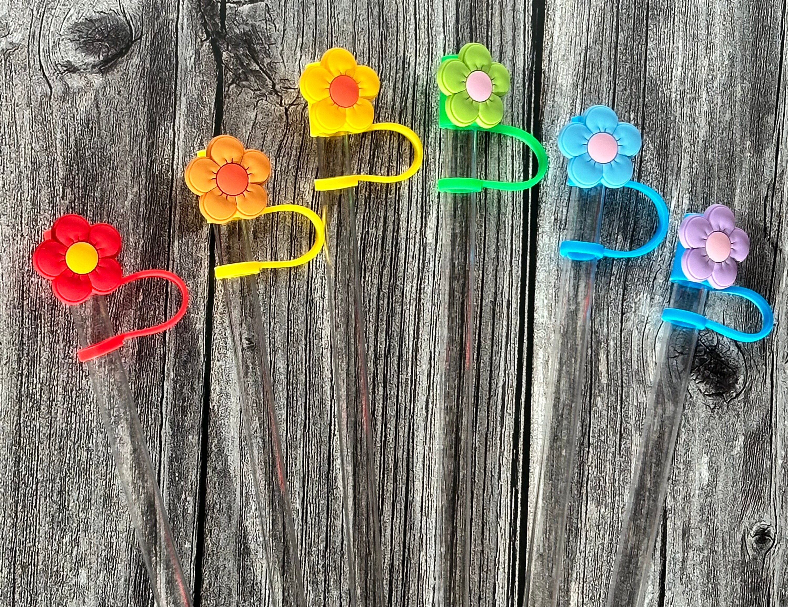 Straw Topper-tumbler Straw Topper- Floral Straw Topper- Tumbler ...