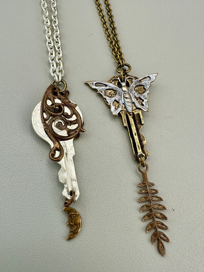 FRIENDSHIP Keys Necklace DIY Kit reflection - Etsy