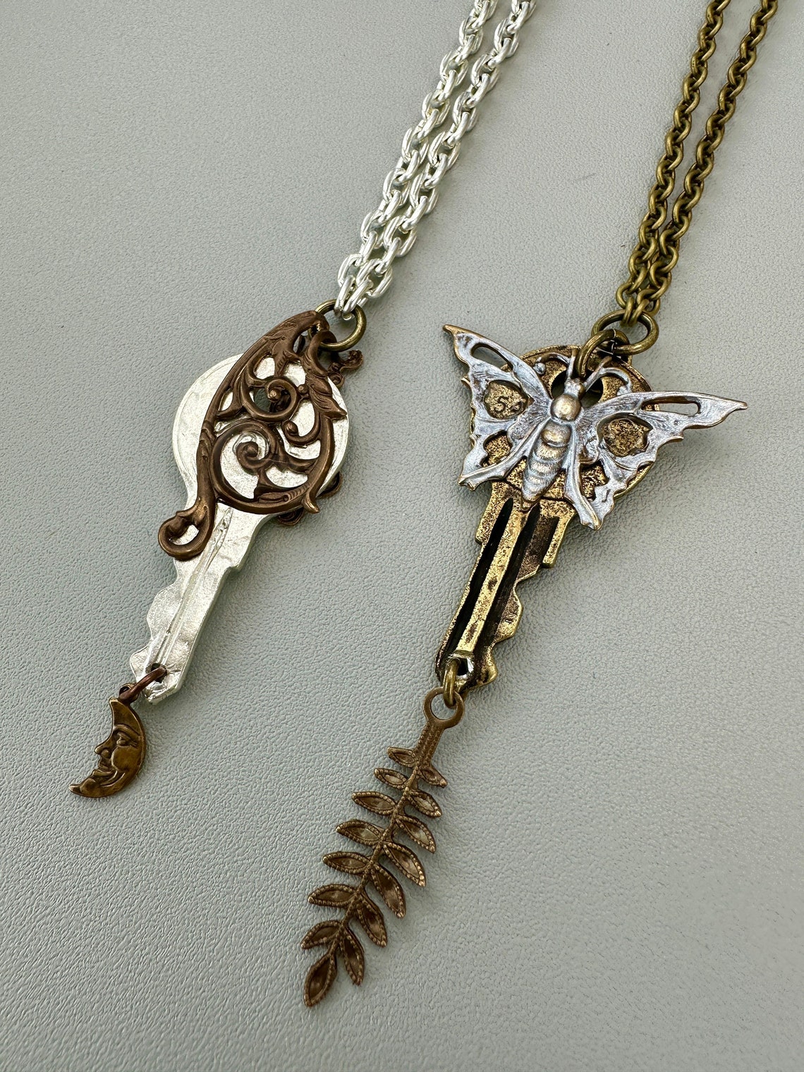 FRIENDSHIP Keys Necklace DIY Kit reflection - Etsy