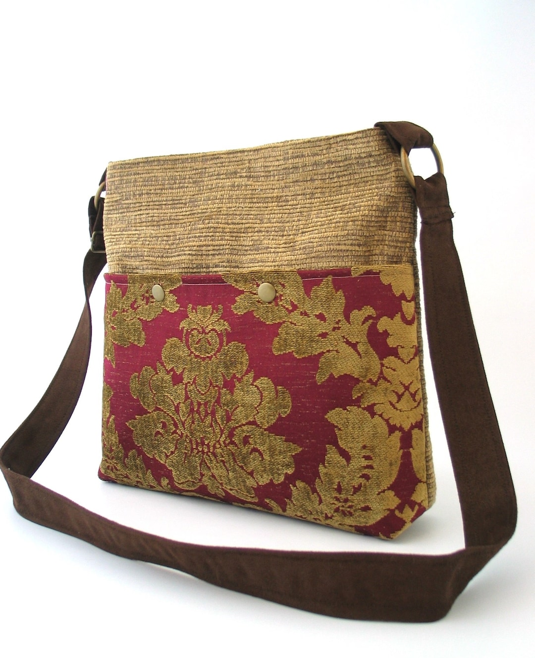 Crossbody Bag for Women, Boho Shoulder Bag, Velvet Bag, Retro Purse ...