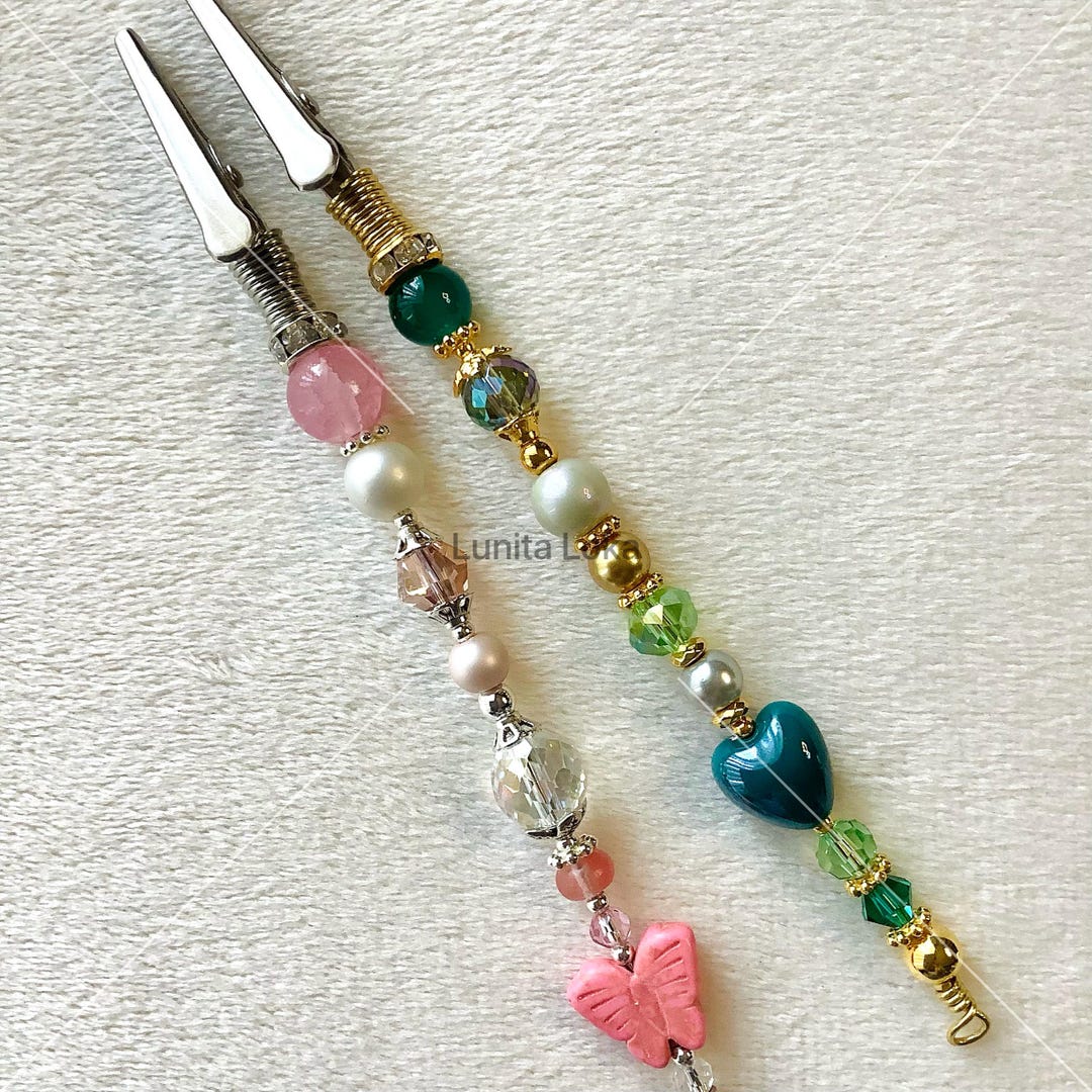 Crystal Smoke Clip, Cigarette Holder, Tobacco Holder, Wand Clip ...