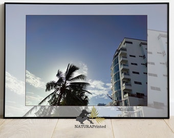 Caribbean Printable, Palm Tree Printable, Sky Printable, Ocean ...