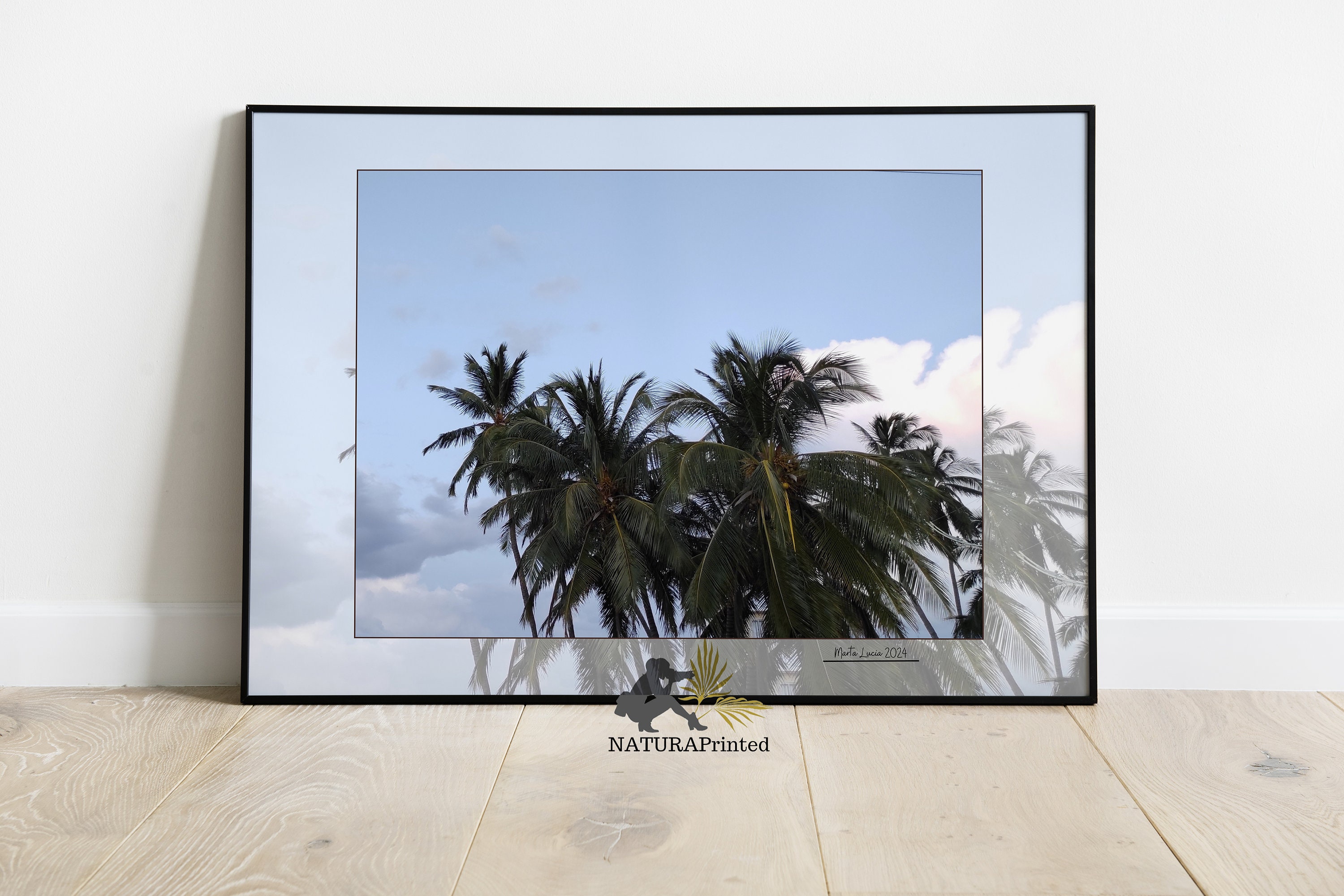 Caribbean Printable, Palm Tree Printable, Sky Printable, Ocean ...