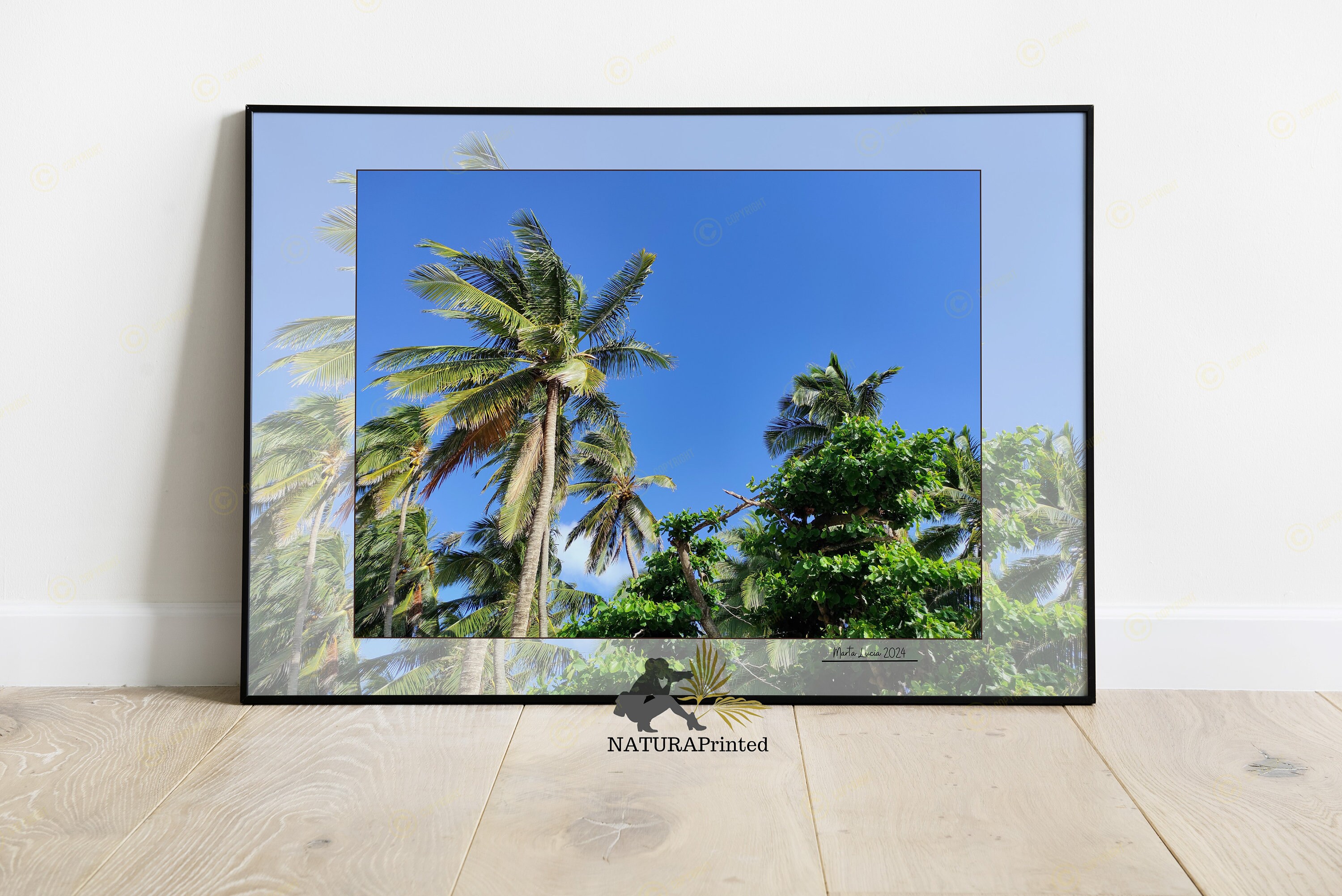 Caribbean Printable, Palm Tree Printable, Sky Printable, Ocean ...