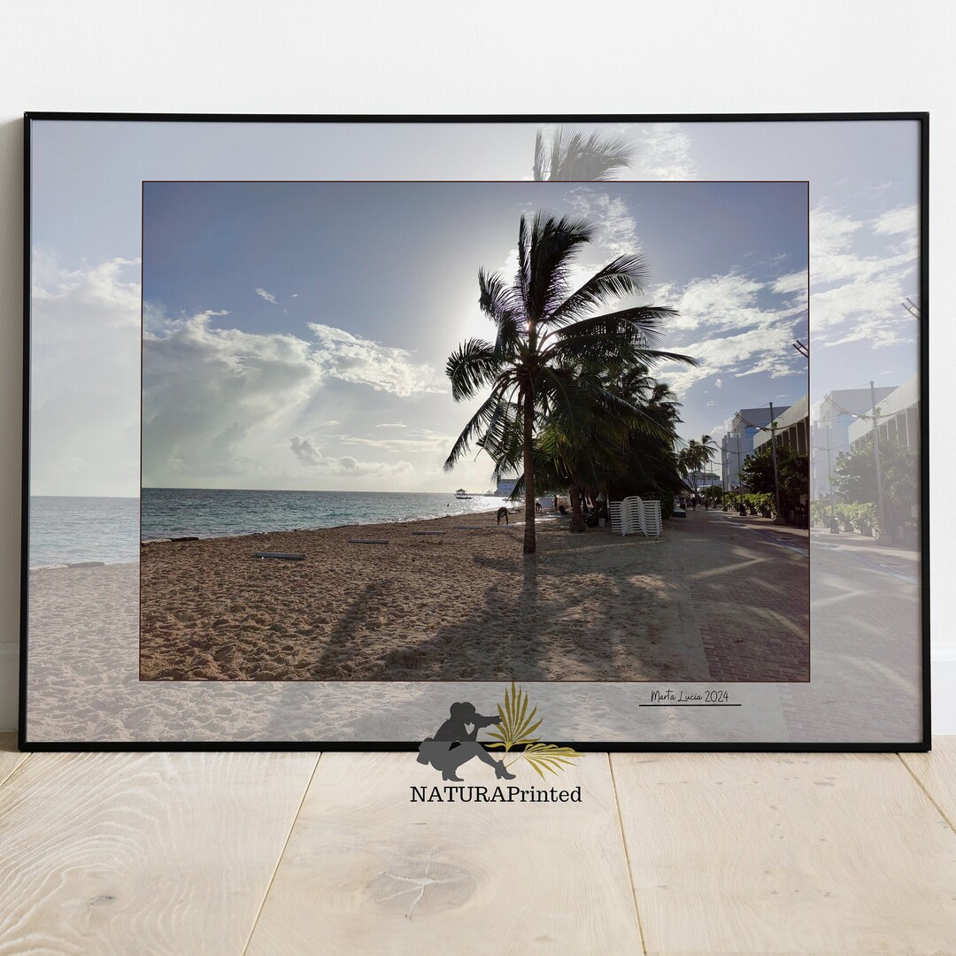 Caribbean Printable, Palm Tree Printable, Sky Printable, Ocean ...