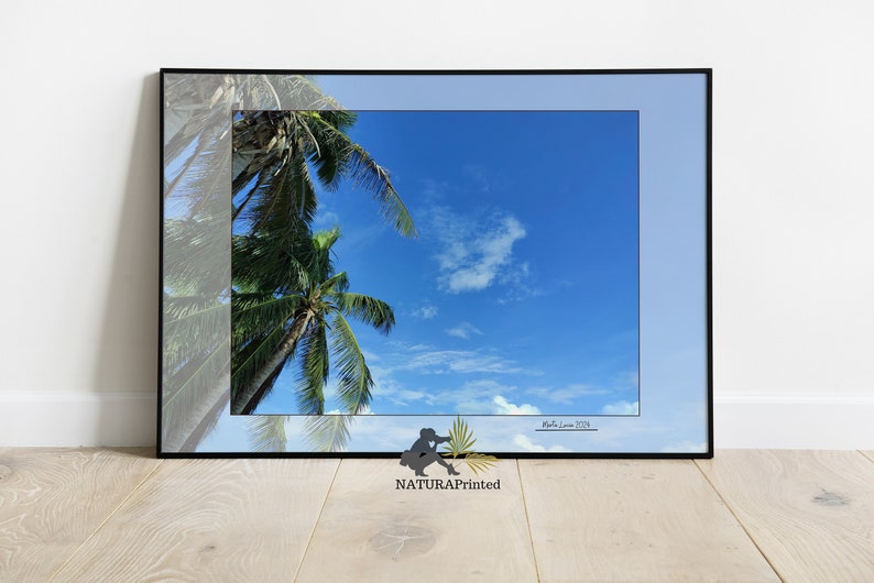 Caribbean Printable, Palm Tree Printable, Sky Printable, Ocean ...