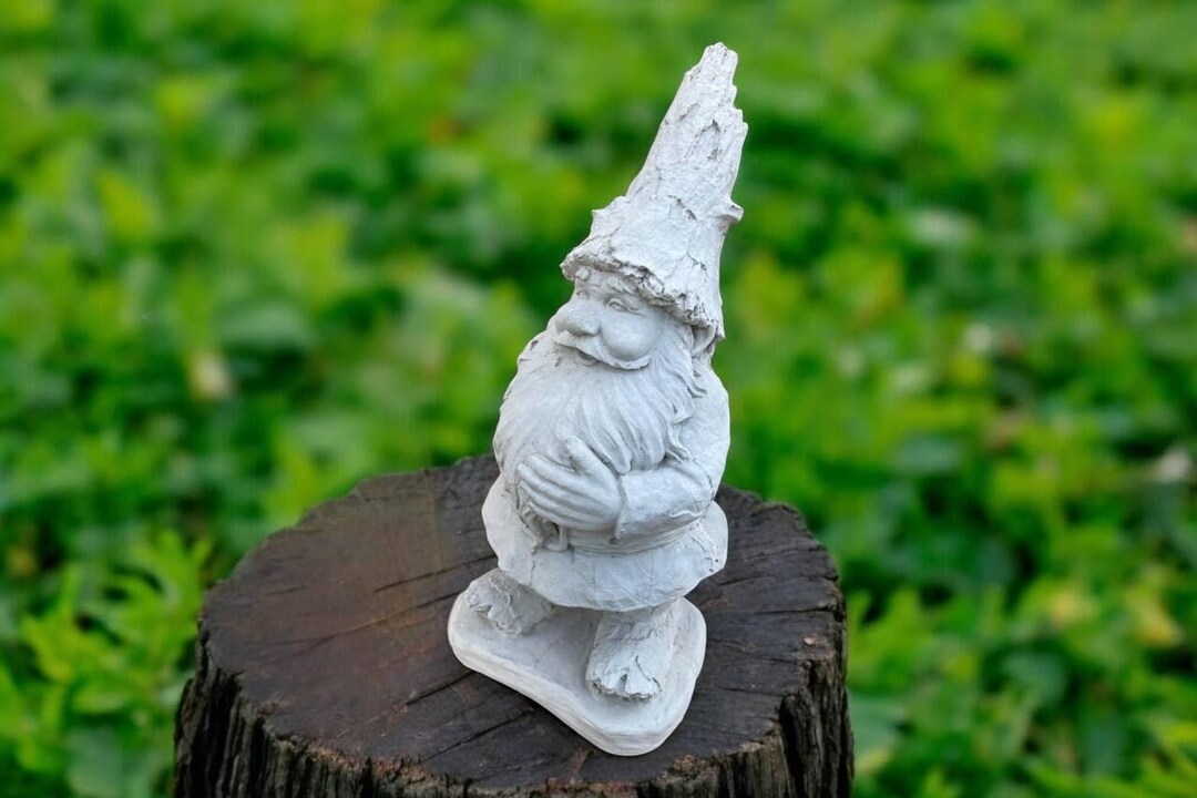 Large Gnome Statue | Concrete Dwarf Idea 20" | Stone Gnome | Home Dwarf ...