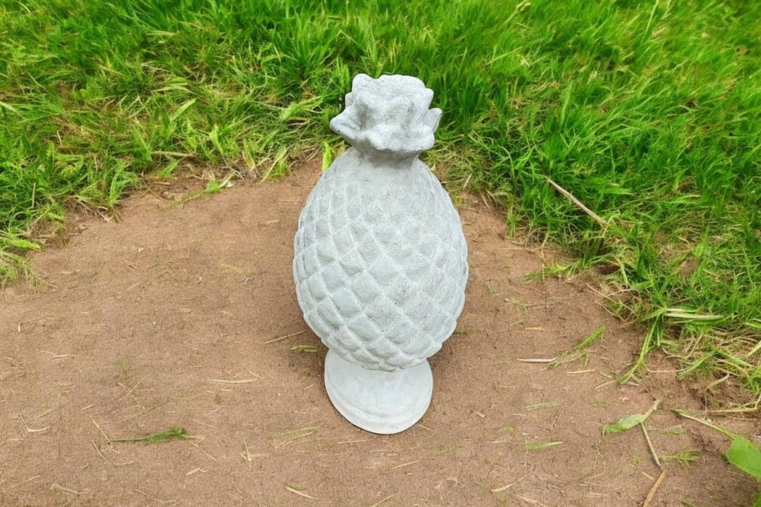 Pineapple Sculpture on Base | Concrete Pineapple Outdoor Art 18 ...