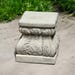 Massive Pedestal Stone Figurine | Concrete Pedestal Short Square Statue ...