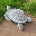 Concrete Sea Turtle Western Figurine | Detailed Marine Animal Statue ...