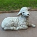 Cement Lamb Farm Statue 6" | Garden Decorations | Outdoor Sculpture - Etsy