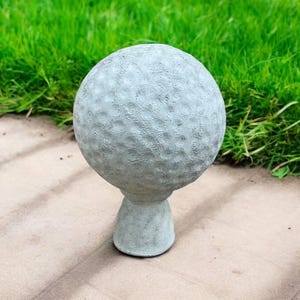 Stone Golf Ball | Concrete Ball Figure 8 " | Golf Lover Decor | Ball ...